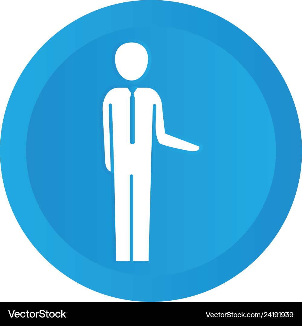 Man pictograph cartoon Royalty Free Vector Image