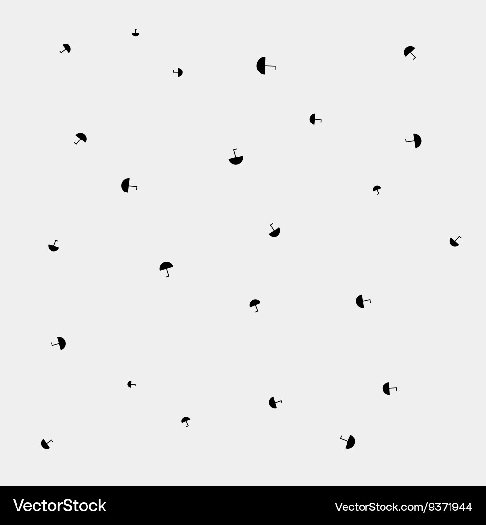 Autumn monochrome simple minimal pattern Vector Image