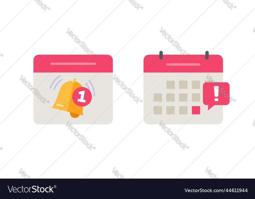 Deadline date event icon notice on calendar Vector Image Deadline date event icon notice on calendar Vector Image