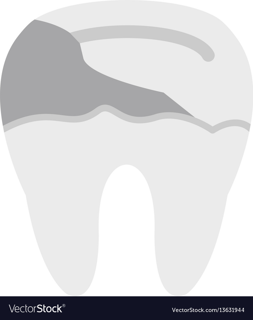 Decayed tooth Royalty Free Vector Image - VectorStock