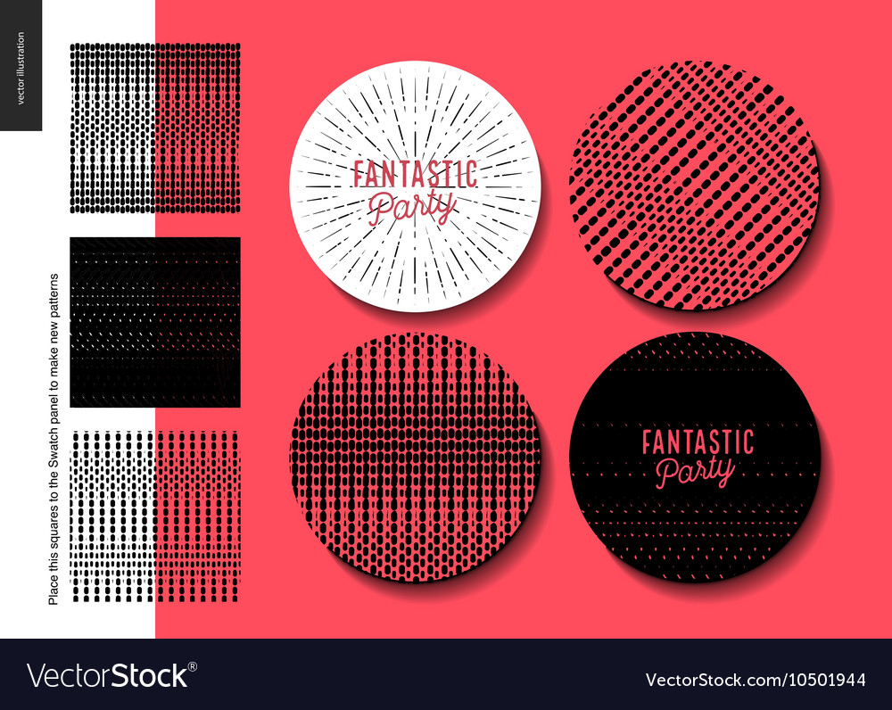 Glitch patterns set Royalty Free Vector Image - VectorStock