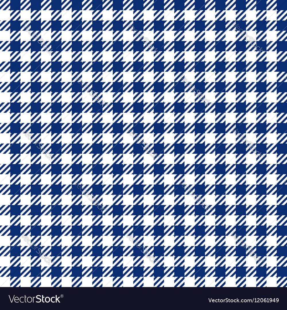 Blue check plaid seamless fabric texture Vector Image Blue check plaid seamless fabric texture Vector Image