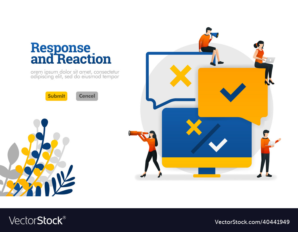 Response and reaction processing application from Vector Image