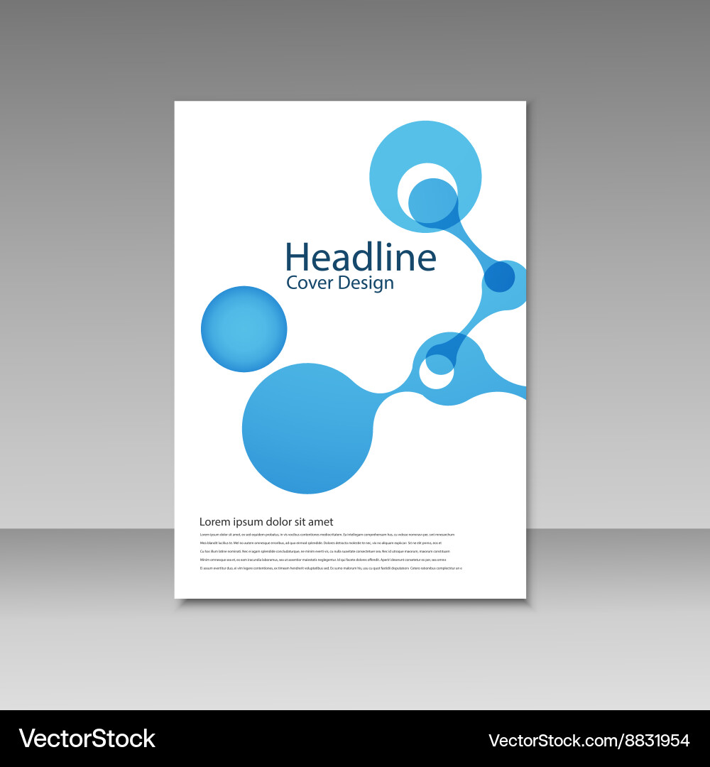 Abstract molecular structure template Royalty Free Vector