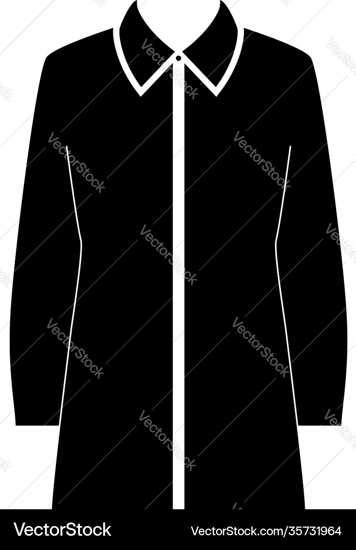 Business blouse icon Royalty Free Vector Image