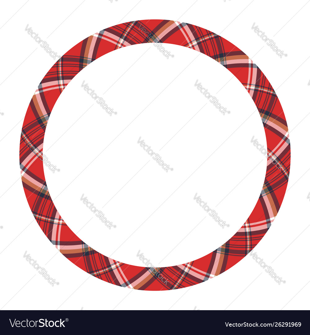 Circle borders and frames round border pattern Vector Image