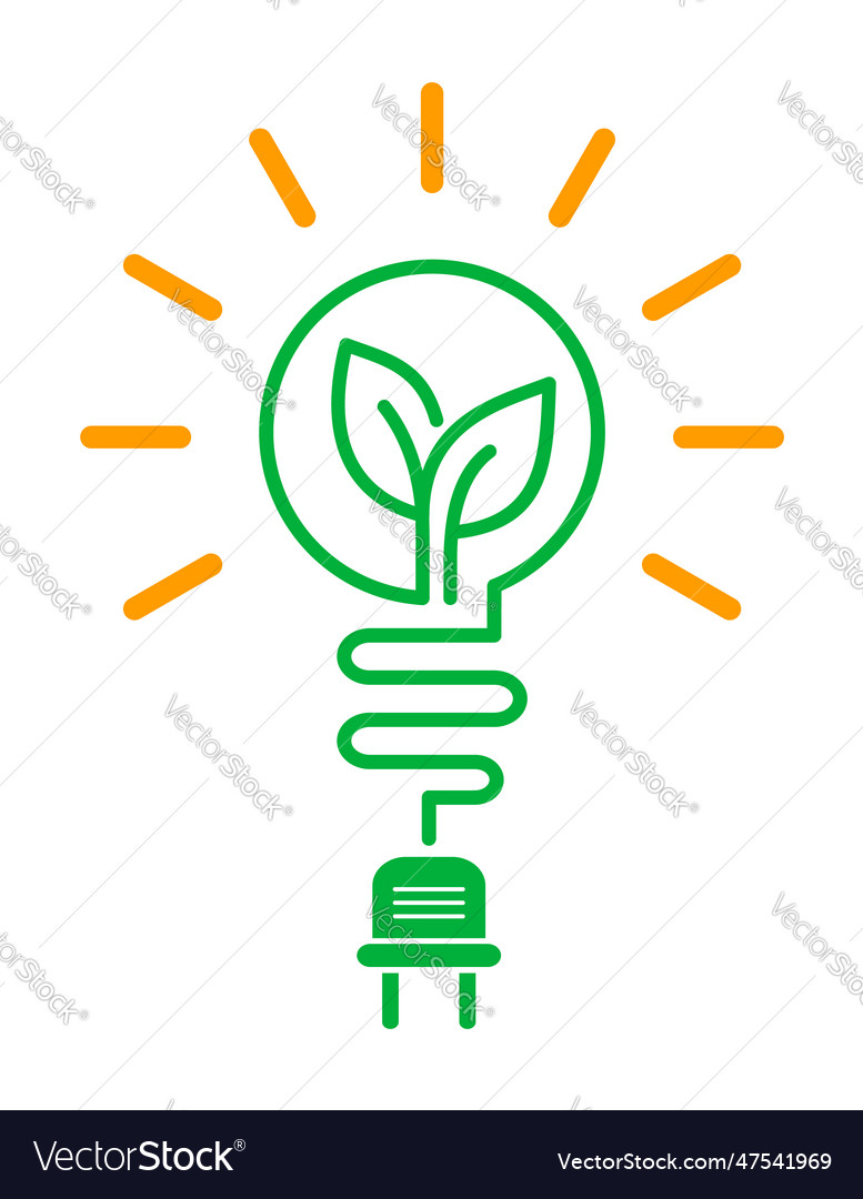 Green energy transition Royalty Free Vector Image Green energy transition Royalty Free Vector Image