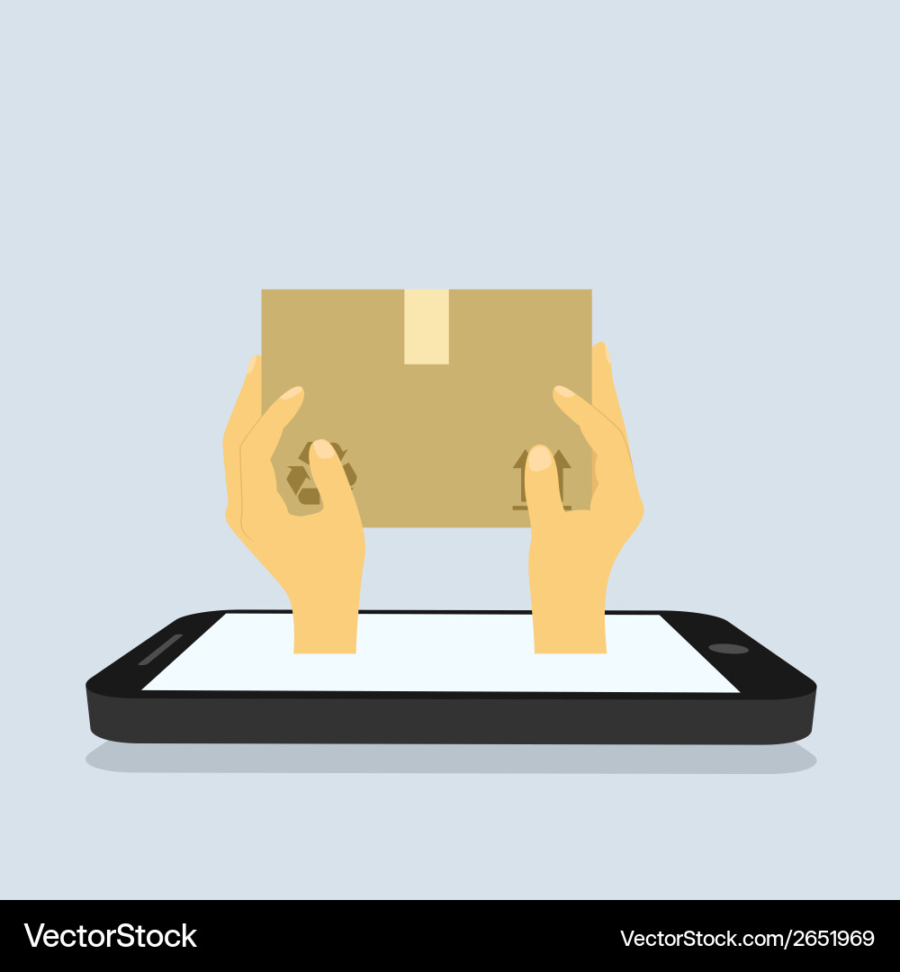 Online shopping Royalty Free Vector Image - VectorStock