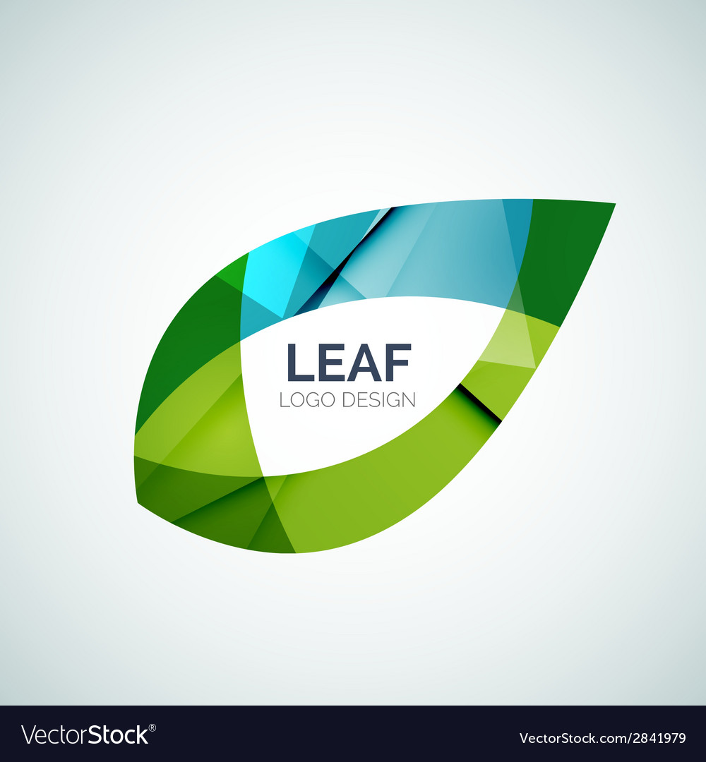 Leaf logo Royalty Free Vector Image - VectorStock