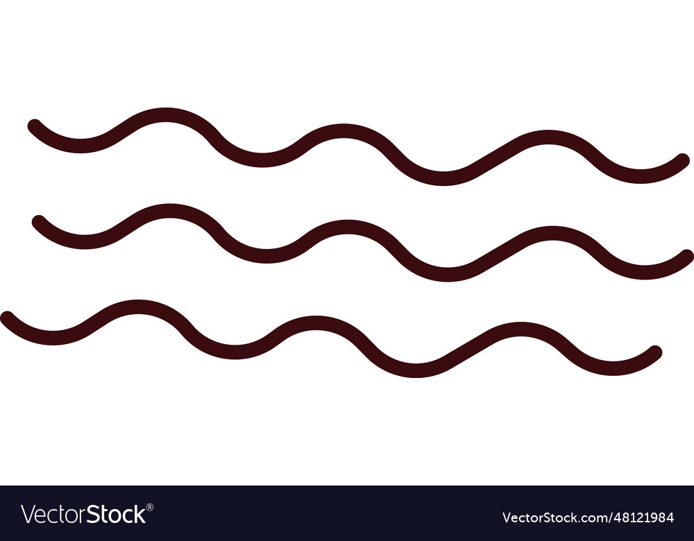 Abstract wave lines Royalty Free Vector Image - VectorStock
