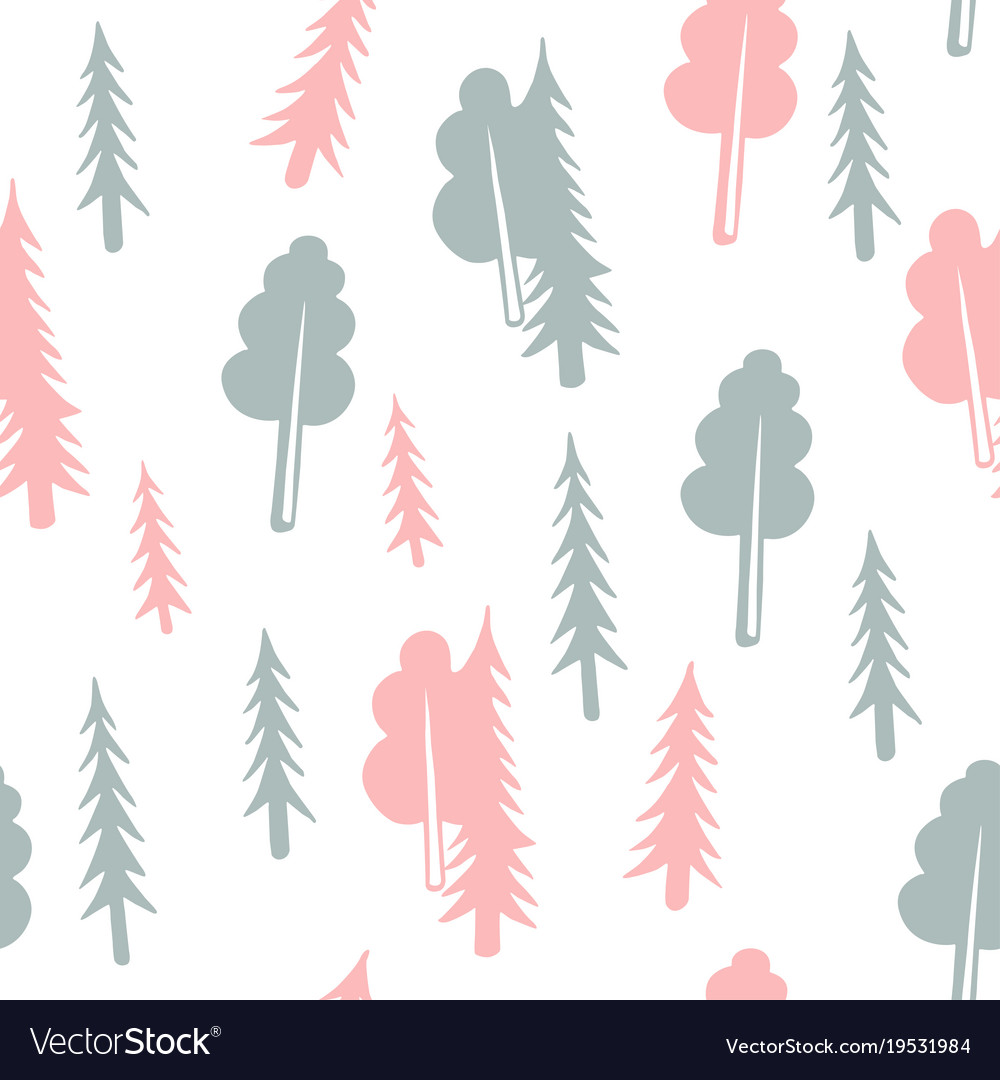 Forest pattern Royalty Free Vector Image - VectorStock