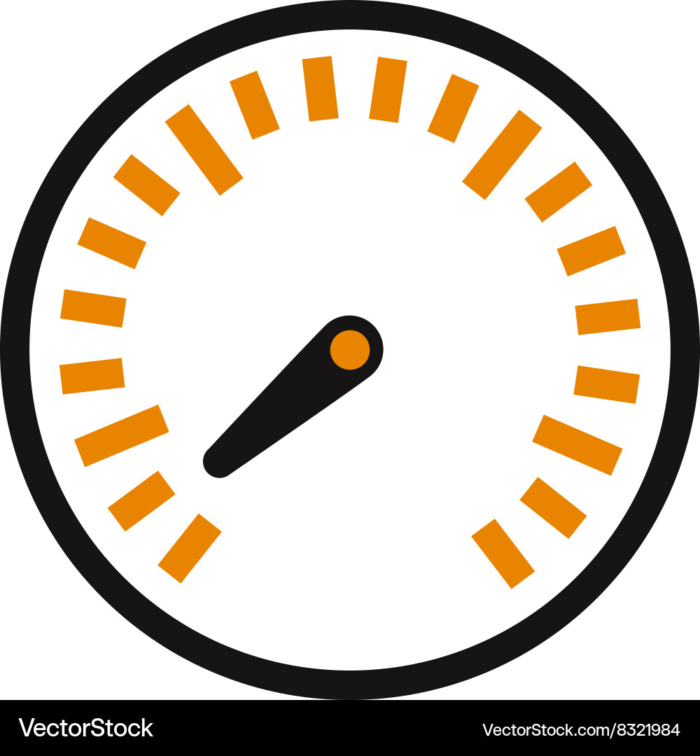 Performance measurement cars speed icon Royalty Free Vector