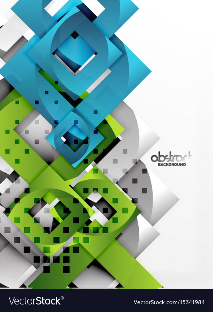 Square template background Royalty Free Vector Image