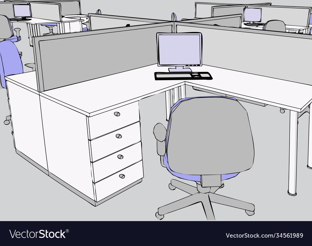 Office Royalty Free Vector Image - VectorStock