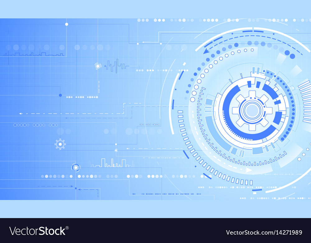 Tech background Royalty Free Vector Image - VectorStock