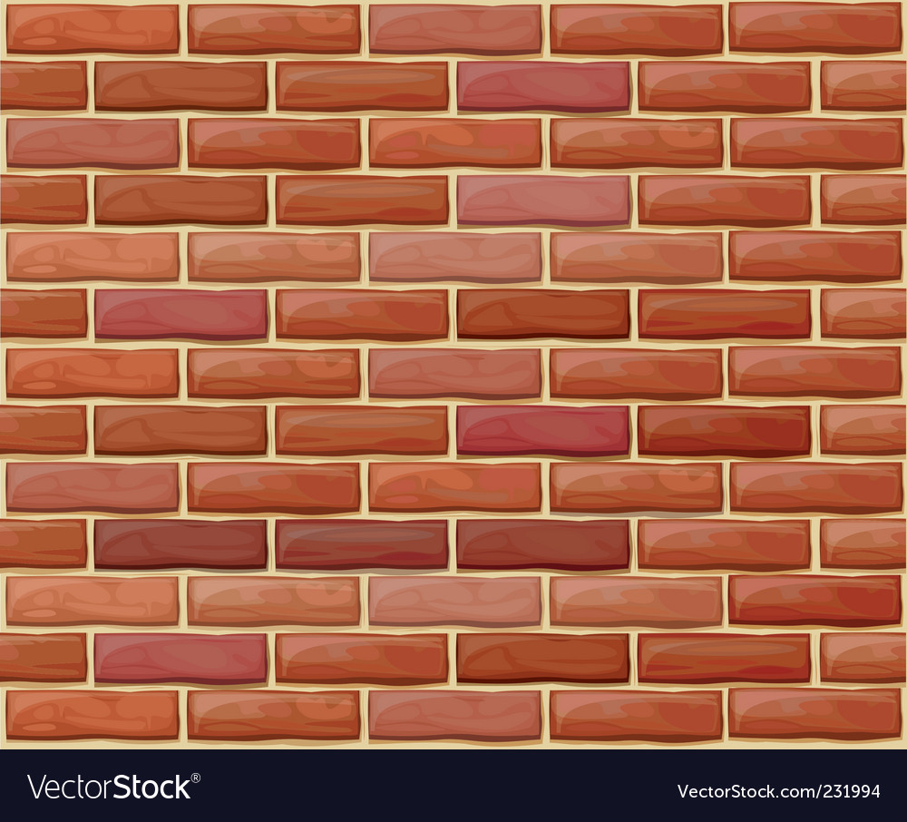 Brick wall pattern Royalty Free Vector Image - VectorStock