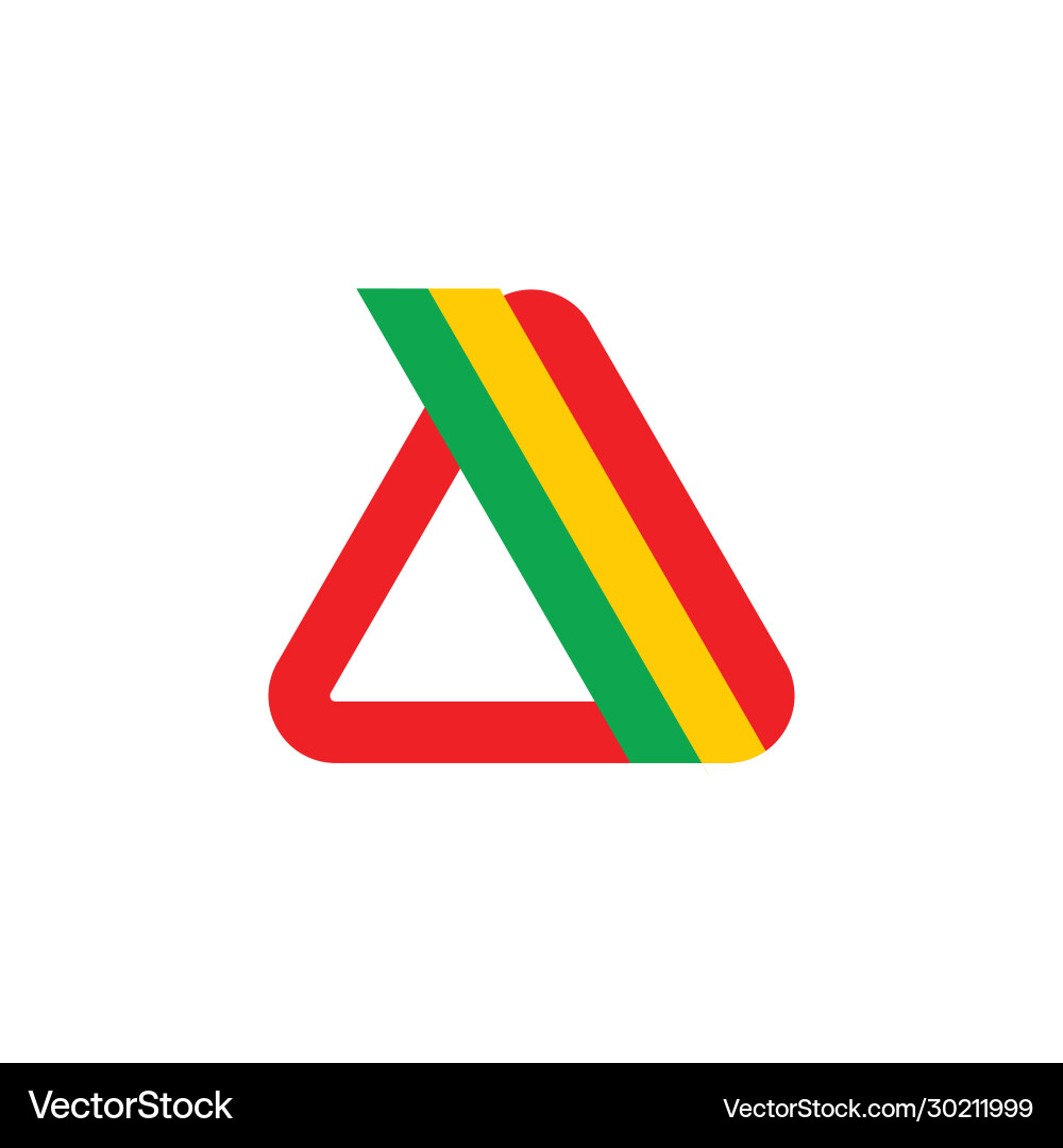 Triangle colorful logo Royalty Free Vector Image