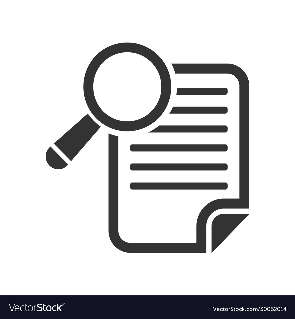 Document analytics icon Royalty Free Vector Image