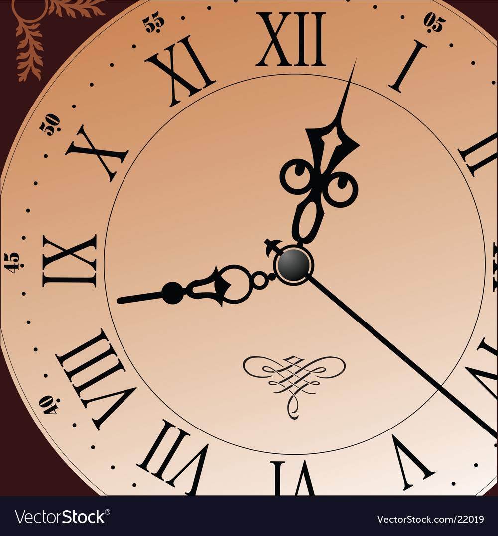 Clock design Royalty Free Vector Image - VectorStock