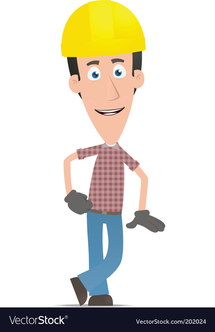 Builder Royalty Free Vector Image - VectorStock