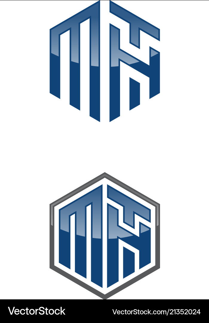 Hexagon mth Royalty Free Vector Image - VectorStock
