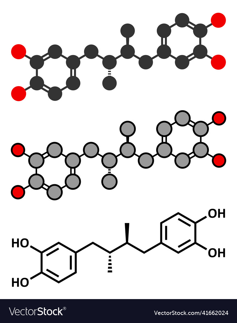 Masoprocol Skin Cancer Actinic Keratosis Drug Vector Image