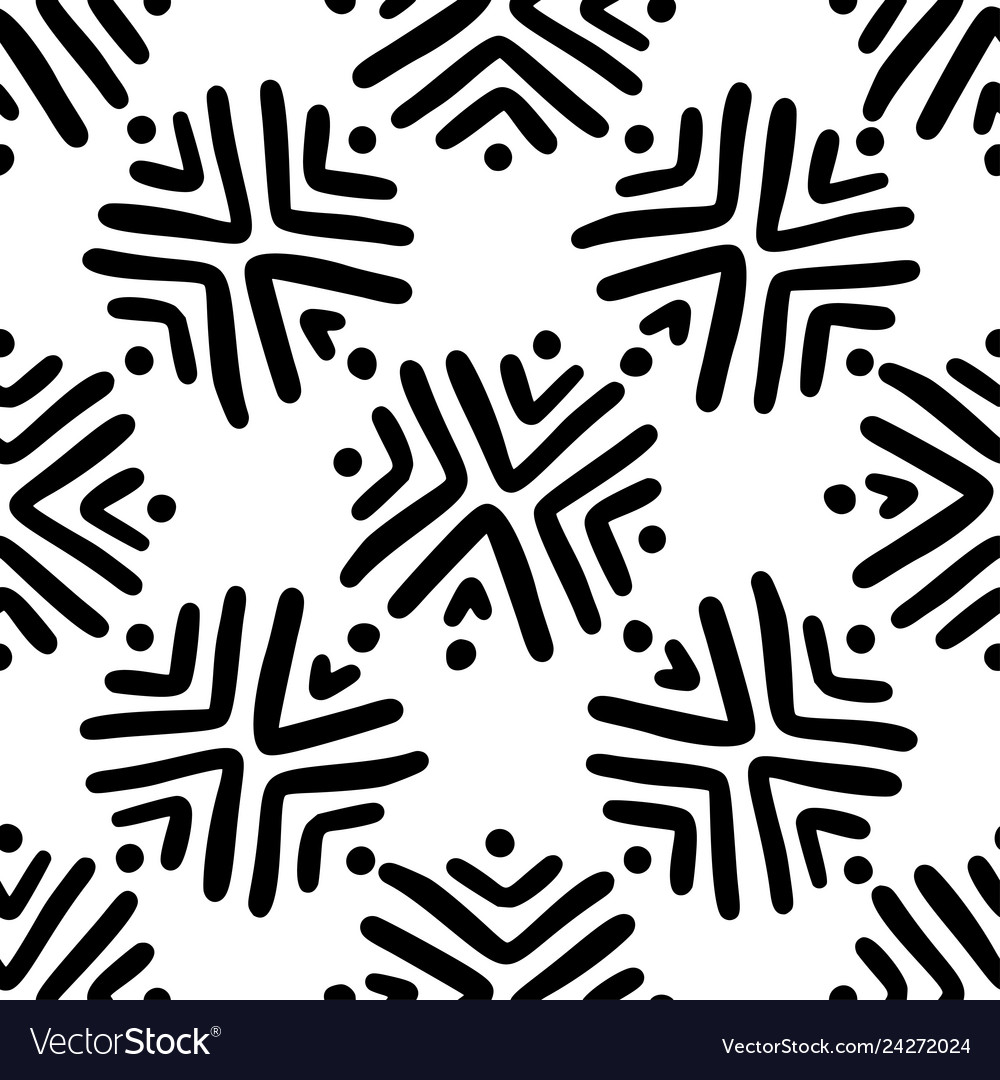 Seamless aztec pattern Royalty Free Vector Image