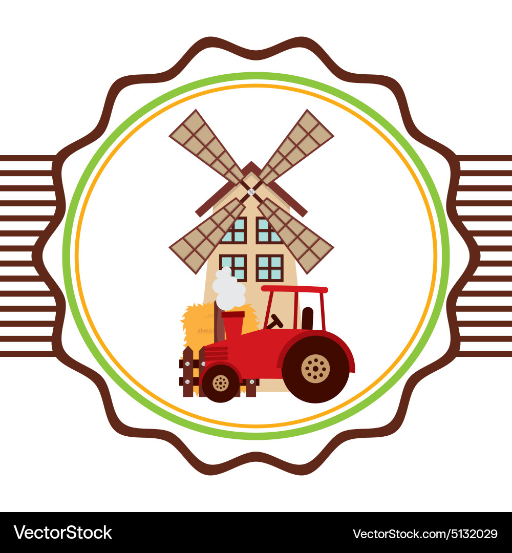 Farm fresh Royalty Free Vector Image - VectorStock