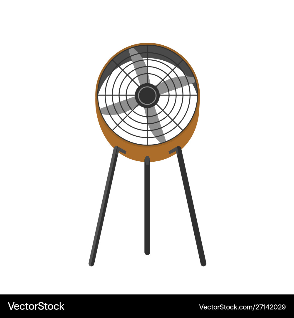 Floor fan realistic Royalty Free Vector Image - VectorStock