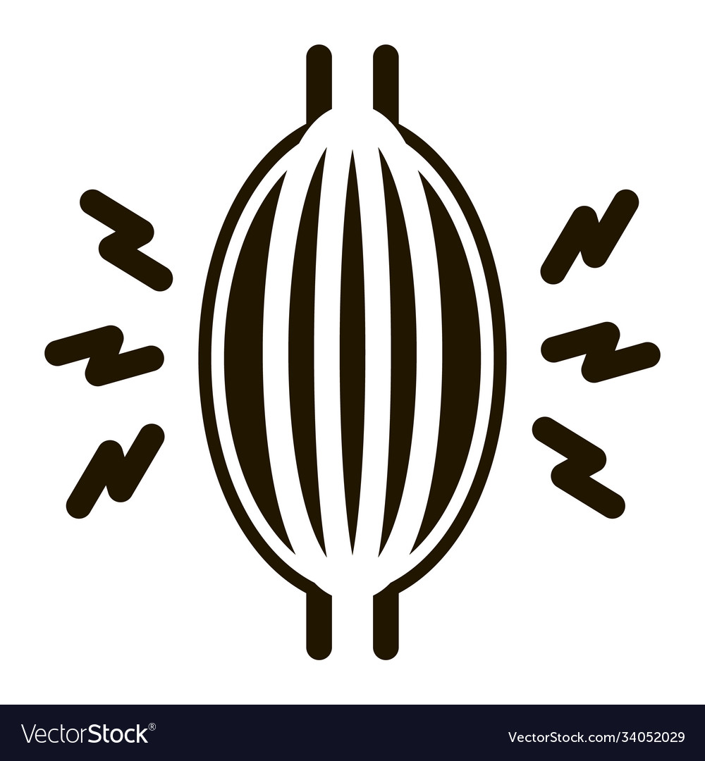 Lungs infection icon glyph Royalty Free Vector Image