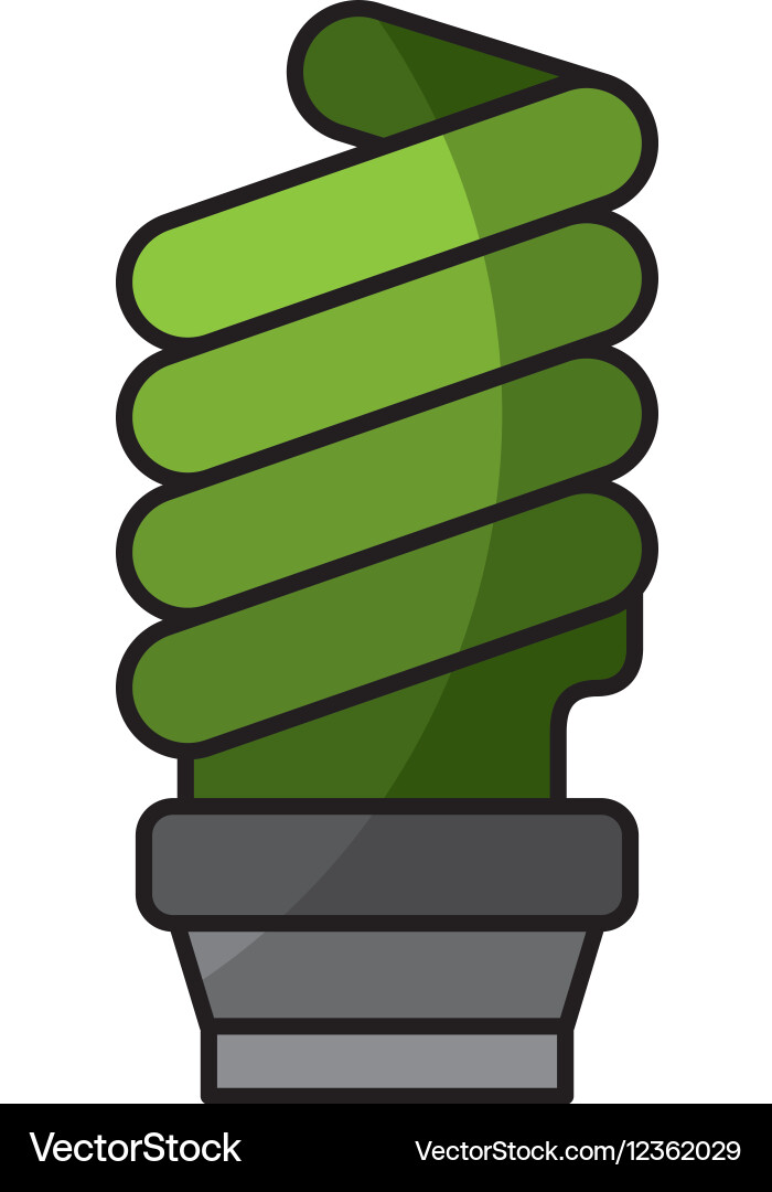 Save bulb isolated icon Royalty Free Vector Image