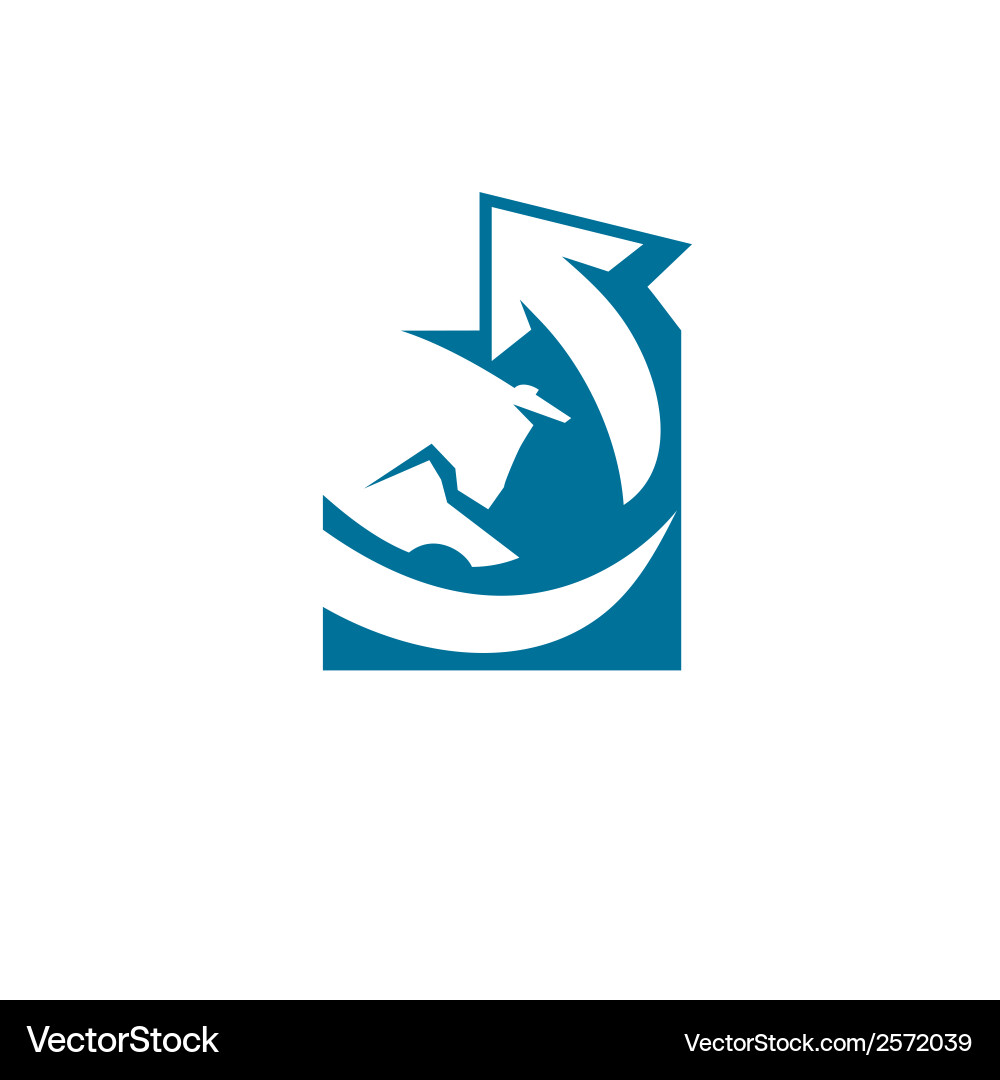 International meat trade sign Royalty Free Vector Image