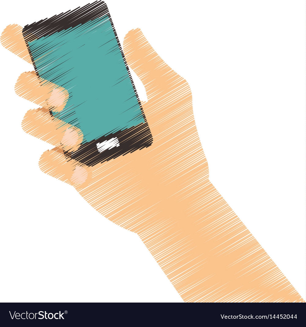 Person using phone icon image Royalty Free Vector Image