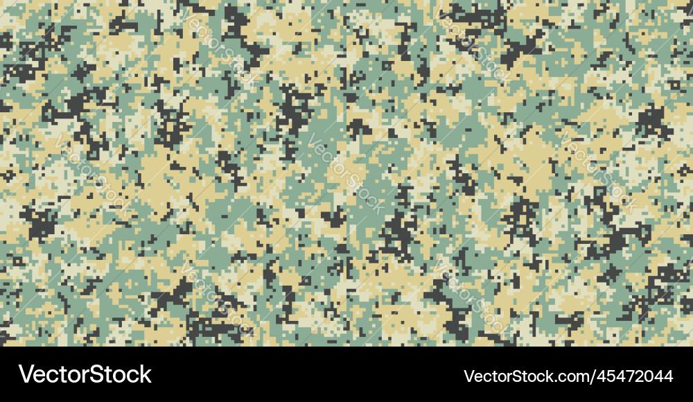 Pixel camouflage for a soldier army uniform Vector Image