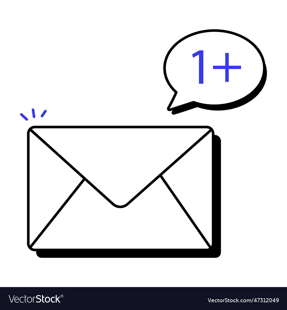 Email notification Royalty Free Vector Image - VectorStock