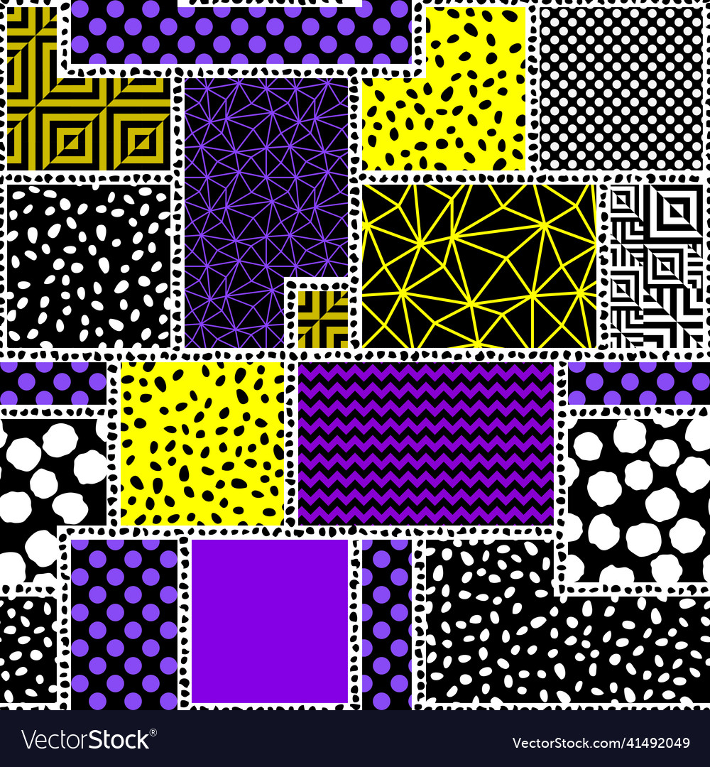 Seamless pattern abstract square texture Vector Image
