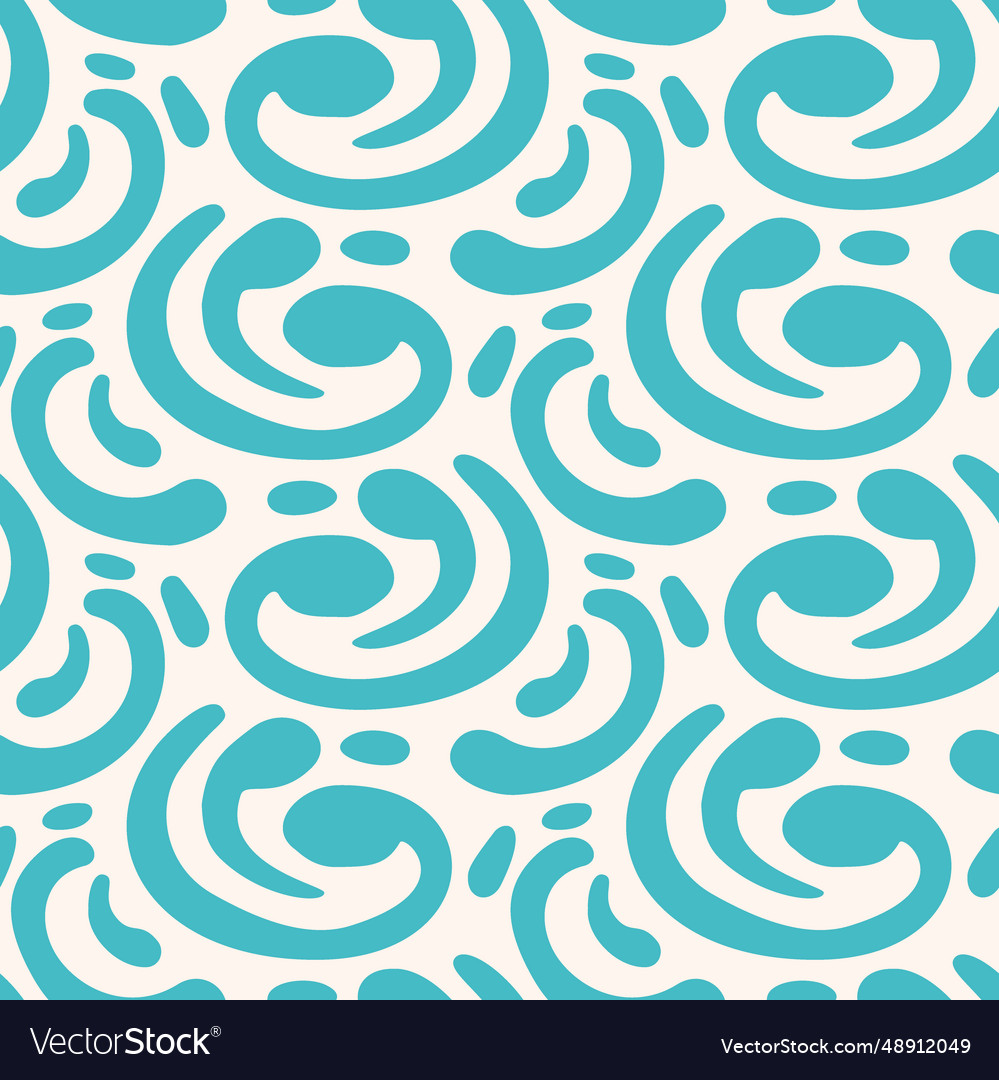 Seamless pattern with a simple abstract drawing Vector Image