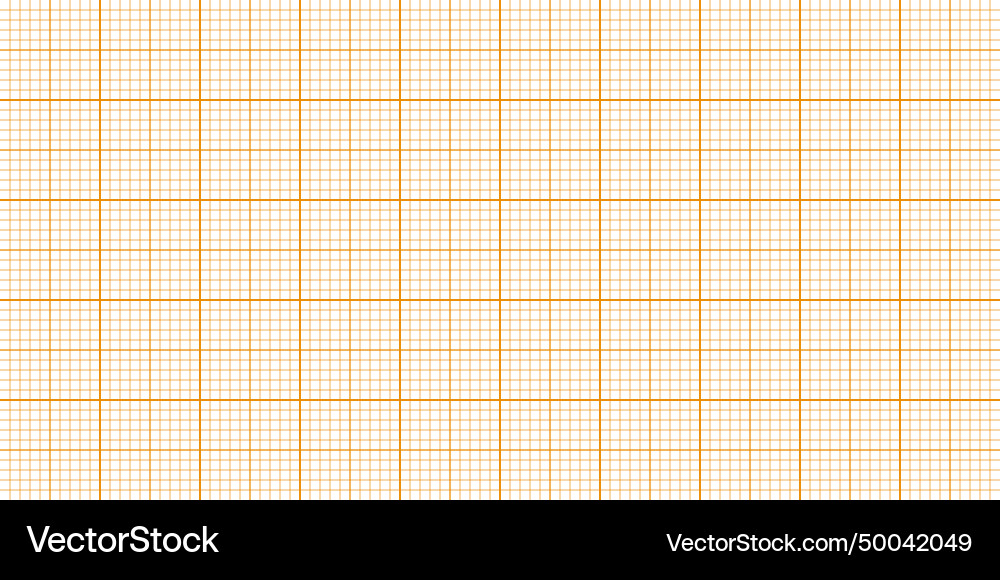 Sheet of graph paper with grid millimeter Vector Image