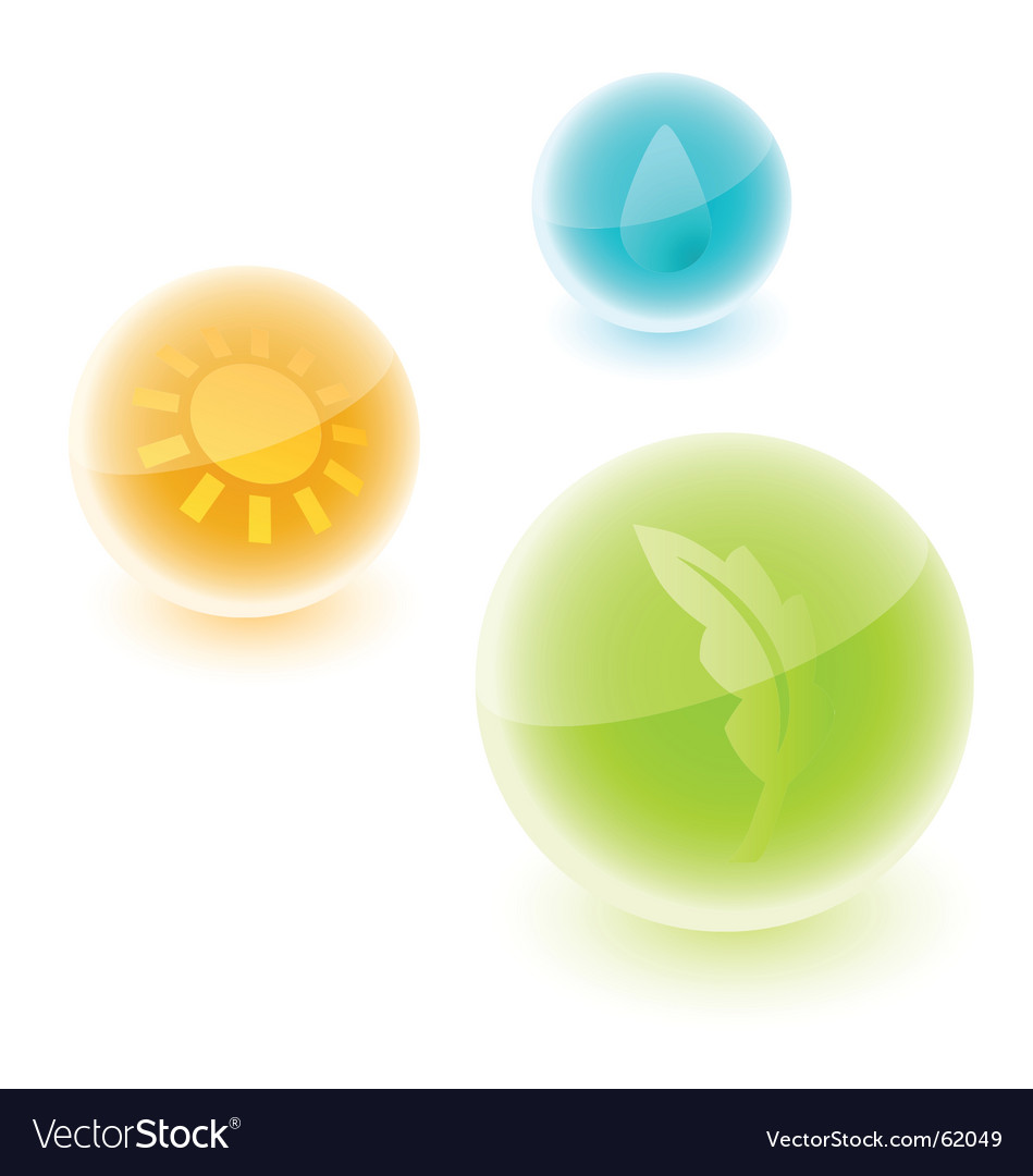 Spheres elements Royalty Free Vector Image - VectorStock