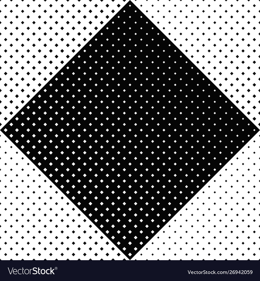 Abstract Monochrome Diagonal Square Pattern Vector Image
