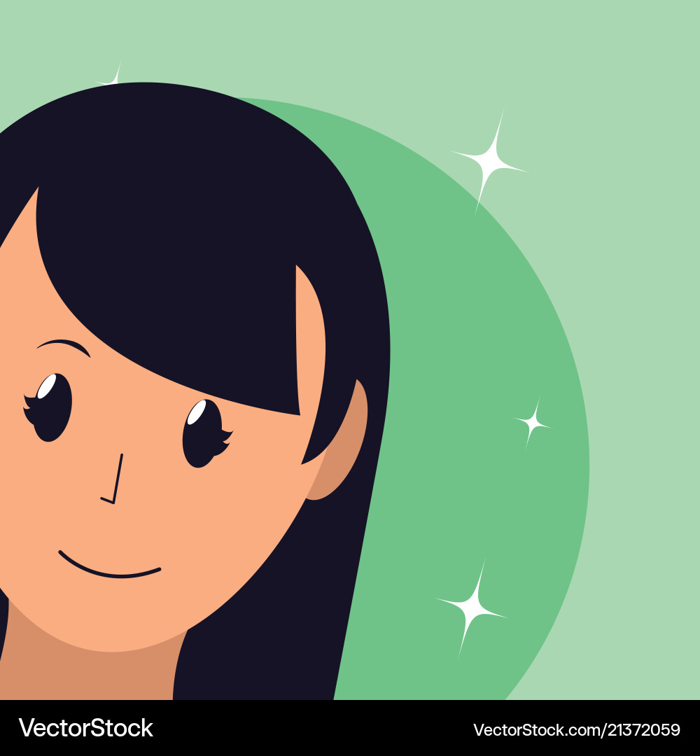 Cute woman cartoon Royalty Free Vector Image - VectorStock