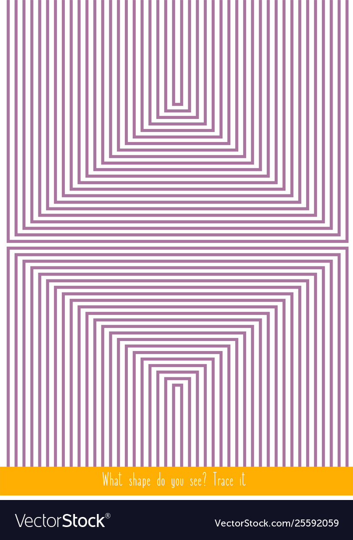 Find hidden shape Royalty Free Vector Image - VectorStock