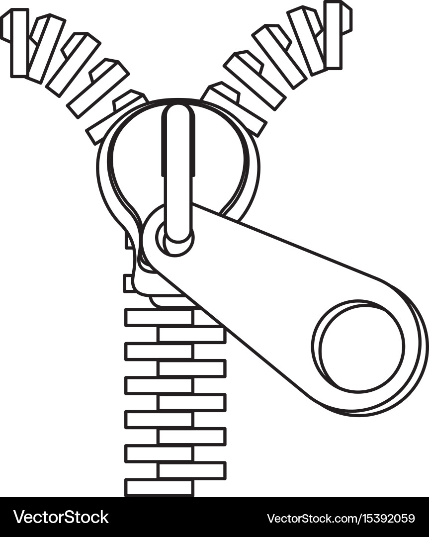 Zipper symbol Royalty Free Vector Image - VectorStock