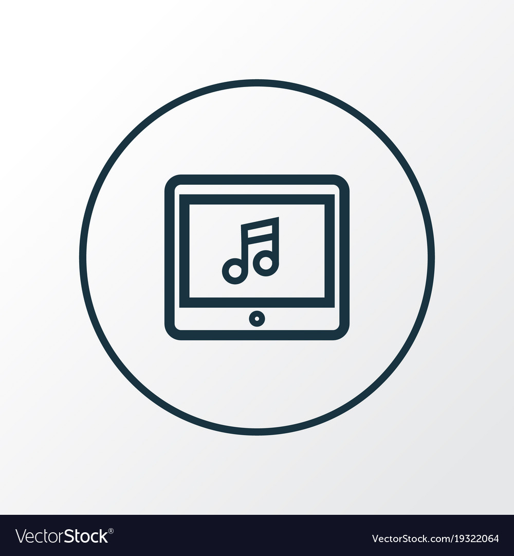 Application icon line symbol premium quality Vector Image
