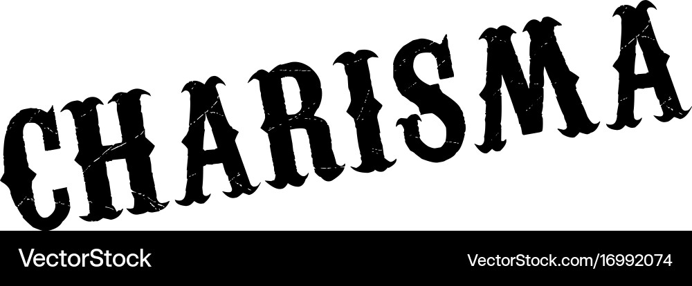 Charisma rubber stamp Royalty Free Vector Image