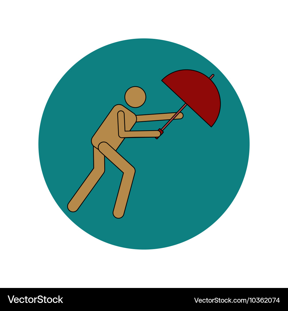 In flat design man Royalty Free Vector Image - VectorStock