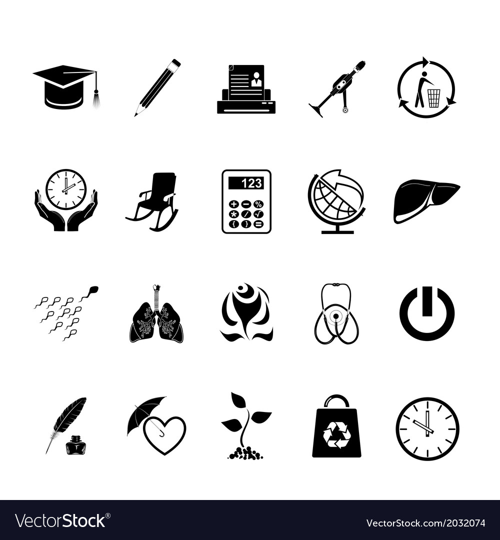 Set Royalty Free Vector Image - VectorStock