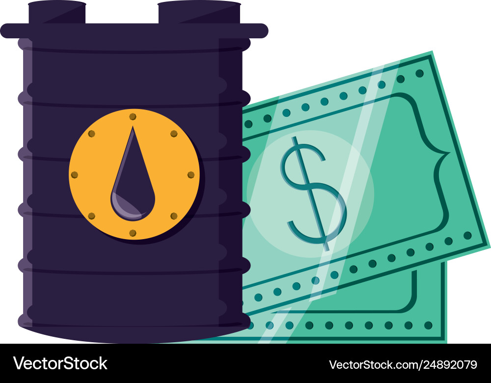 Barrel gasoline icon Royalty Free Vector Image