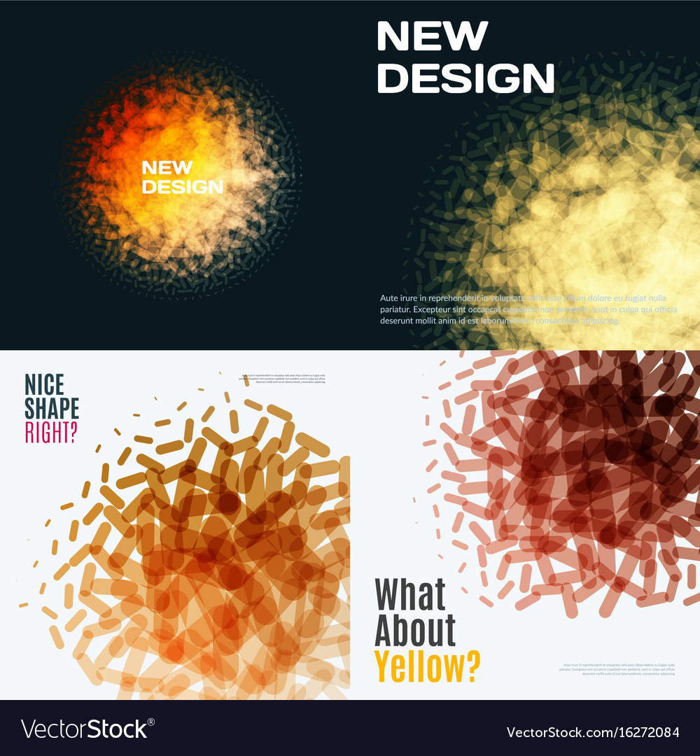 Abstract design elements for graphic layout Vector Image