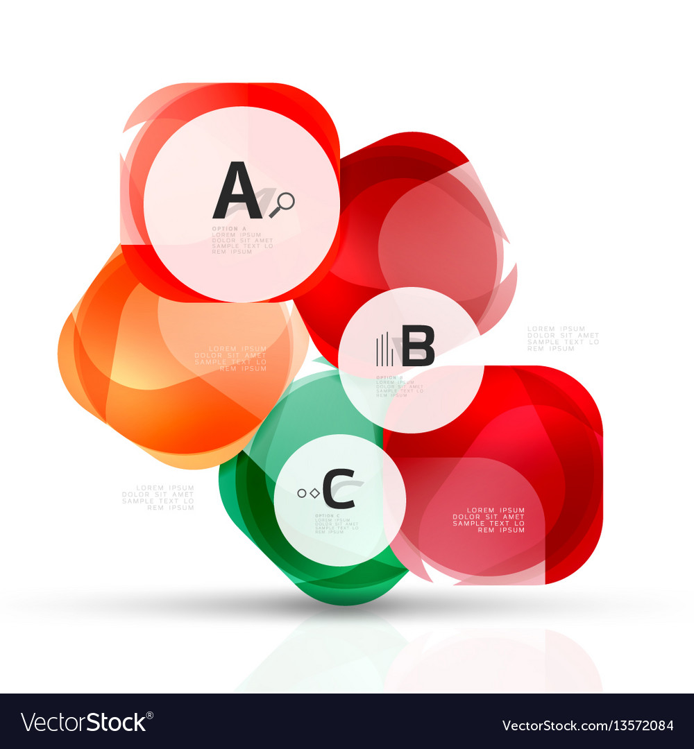 Shiny blank web option boxes Royalty Free Vector Image Shiny blank web option boxes Royalty Free Vector Image